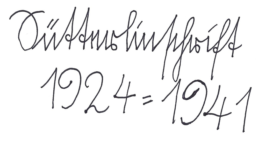 Die "Sütterlinschrift" lesen und schreiben lernen – Augsburg